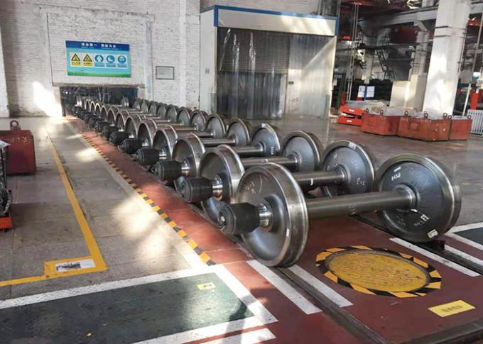 Train Wheelset 860mm Rakitan Gandar Roda Rel Ditempa 13t Beban Gandar ...